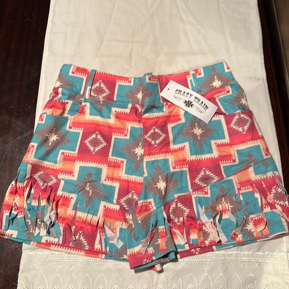 Crazy Train | Shorts | Crazy Train Fringe Cloth Shorts | Poshmark